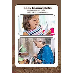 The Waves Cross Stitch Kits for Beginners Adults Pre-Printed Pattern 11CT DIY Embroidery Easy Needlepoint Kits Personalized Gifts for Home Decor 16x20inch