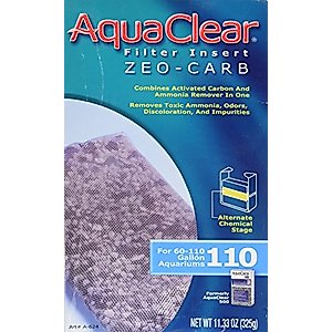 AquaClear 110 Zeo-Carb Filter Insert, Aquarium Filter Replacement Media, A624
