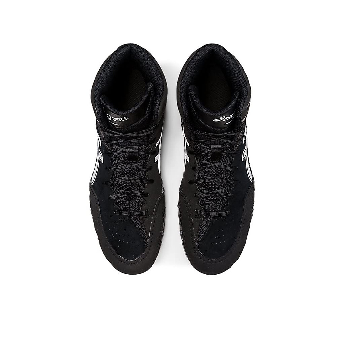 ASICS Men's AGGRESSOR 5 Wrestling Shoes, 10.5, BLACK/WHITE