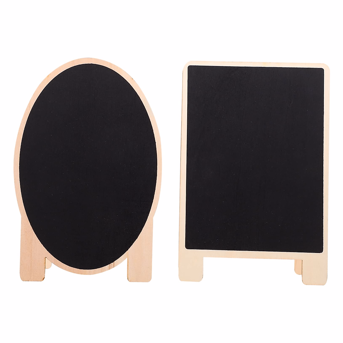 Alasum 2Pcs Small Blackboard Place Square Mini Blackboard Signs Garden Labels Double Sided Blackboard Plant Signs Kids Creative Graffiti Chalkboards Dual Purpose Ornaments Office Wooden