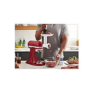 KitchenAid Food Meat Grinder Salad Vegetable Slicer Shredder Stand Mixer Attachment Set KSM2VSGA, Multicolor