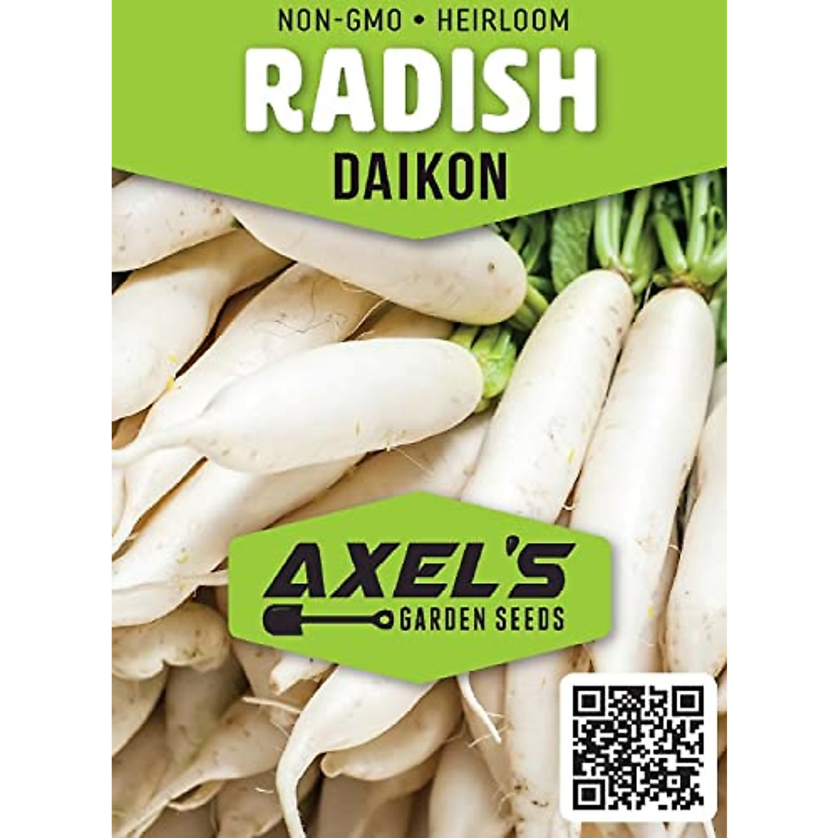 Japanese Daikon Radish Seeds for Planting - 100 Heirloom Non GMO Seeds - Full Planting Instructions to Plant & Grow a Home Vegetable Garden - Great Gardening Gift, 1 Packet