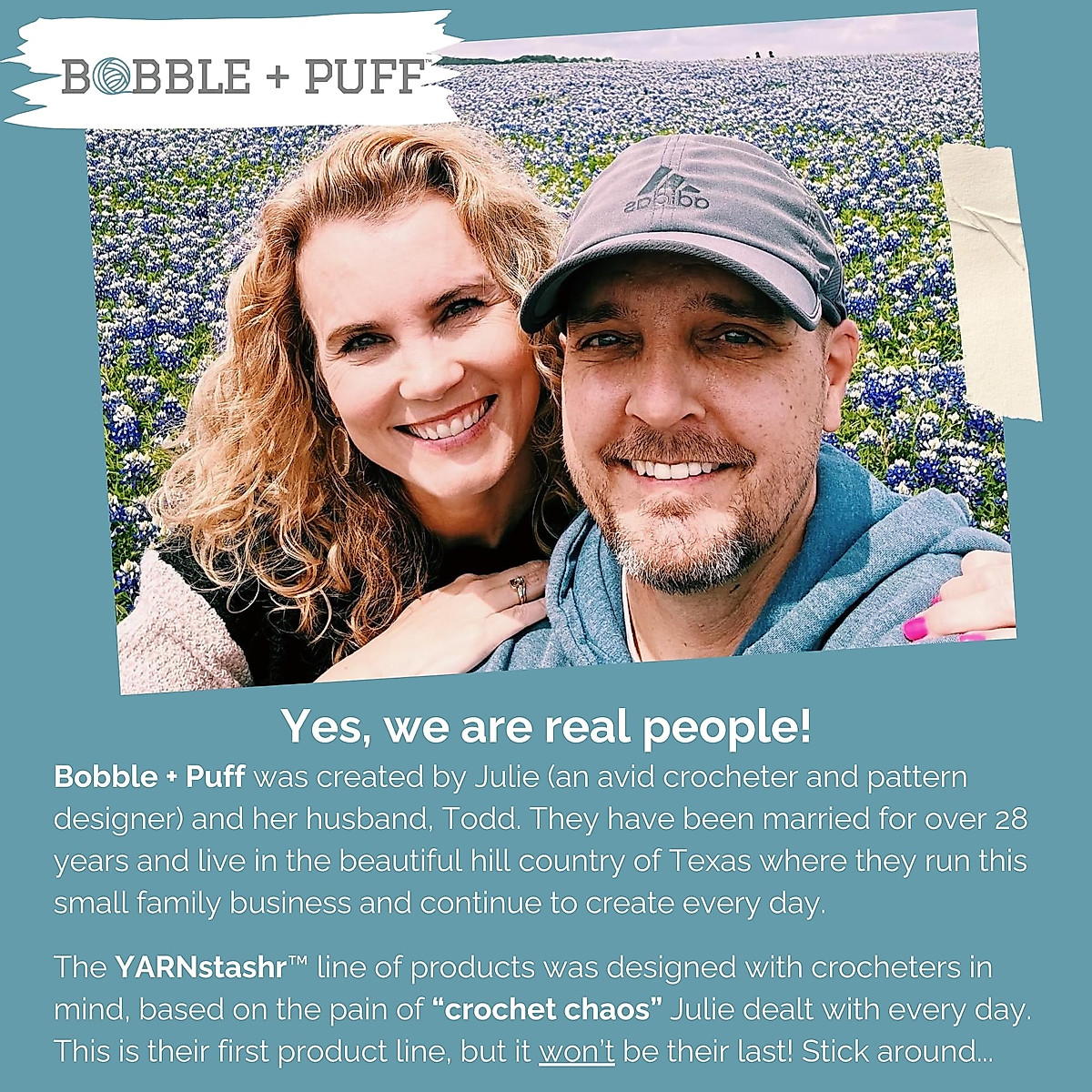 B+P YARNstashr™ 10.5 x 10.5 Yarn Storage Cubes 4-Pack-Cube Organizer Bins with Lid-Sturdy, Reversible and Ideal for Yarn Organization, Crochet Stuff, More! Foldable Fabric Storage Boxes for Crocheters