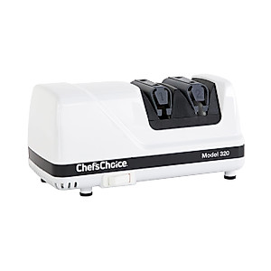 Chef'sChoice FlexHone/Strop Professional Electric-Knife Sharpener, 2-Stage, White