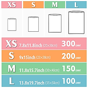 Deefre Odor Sealing Disposable Diaper Bags, 150 Count, Blue, Large Capacity, Unscented Diaper Trash Bags, Safety, Multiple Specifications, Wide Application, Easy to Use