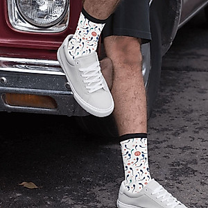 Egg Tadpole Socks For Men Women Funny Novelty Crazy Crew Socks