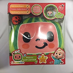 Wow! PODS Stuff CoComelon Toys Musical Sleep Soother | Pre-School Learning Plush Toy That Plays 6 Bedtime Songs Plus Night Light | for Toddlers, Girls and Boys | Ages 2+