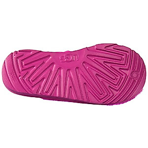 UGG Girls K Fluff Yeah Clog Slipper, Rock Rose, 6 Big Kid