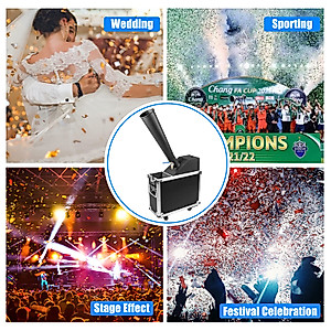 MOKA SFX CO2 Confetti Cannon Machine with Flight Case for Wedding Party Stage Nightclub