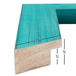 Craig Frames Jasper Picture Frame, 11 x 14 Inch, Country French Teal