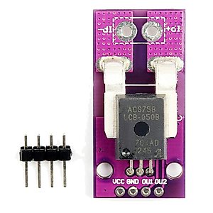HiLetgo ACS758 ACS758LCB-050B-PFF-T 50A Linear Current Sensor ACS758LCB Current Module 120 kHz Bandwidth 3-5.5V