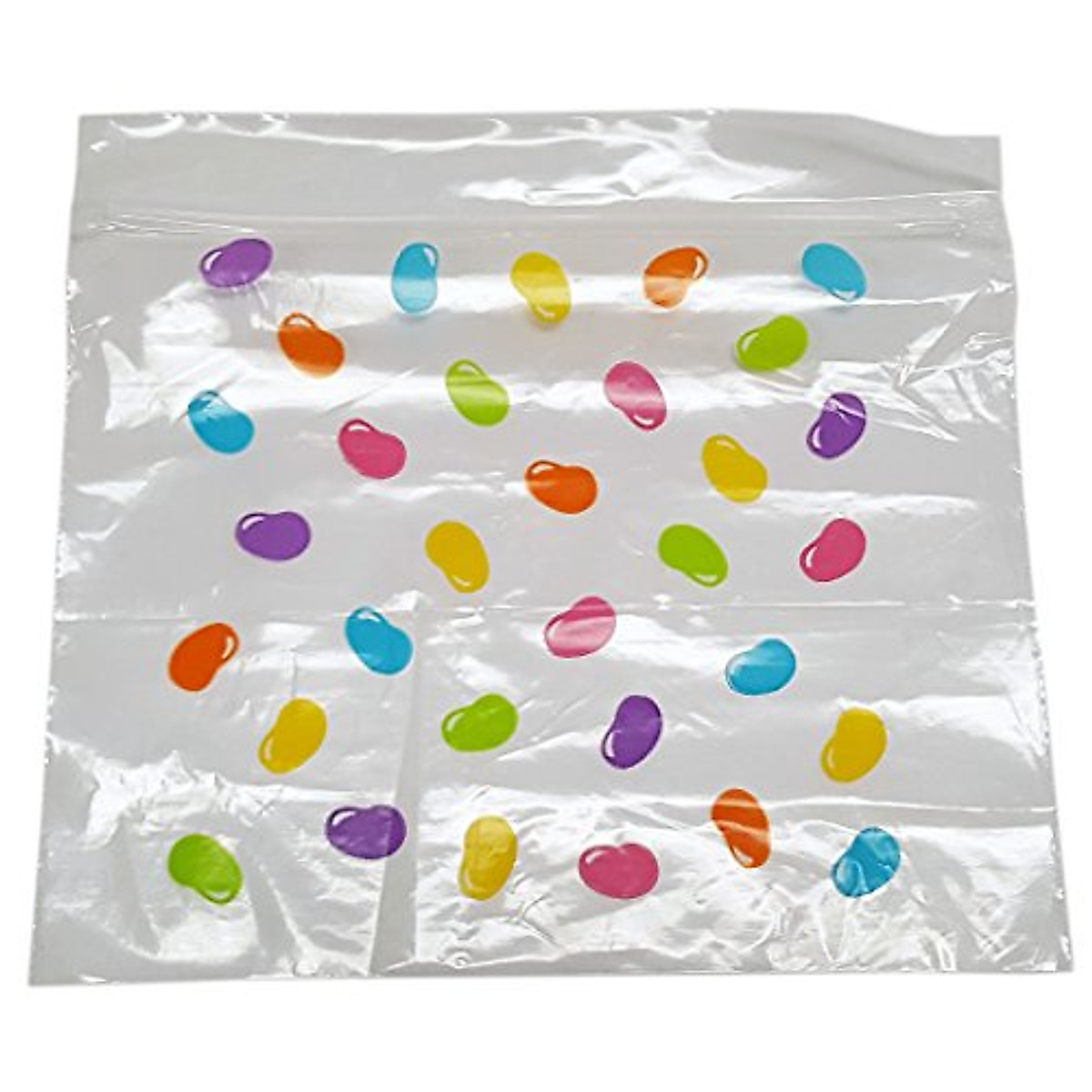 Regent Products Corp Set of 200 Easter Zipper Bags with Easter Bunny, Egg, and Jelly Bean Designs! 6.5"x5.86" - 2 Designs!