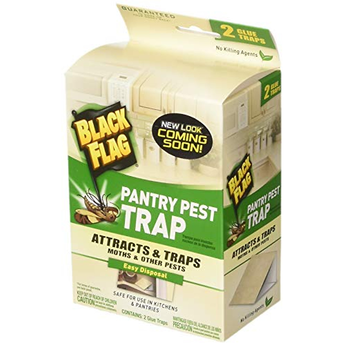 Black Flag Pantry Pest Traps - 8 Total(4 Packages with 2 Traps Each)