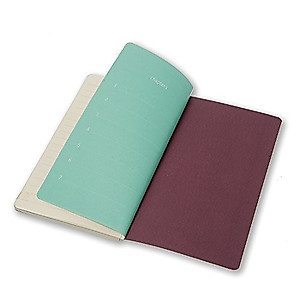 Moleskine Chapters Journal, Slim Large, Ruled, Plum Purple, Soft Cover (4.5 x 8.25)