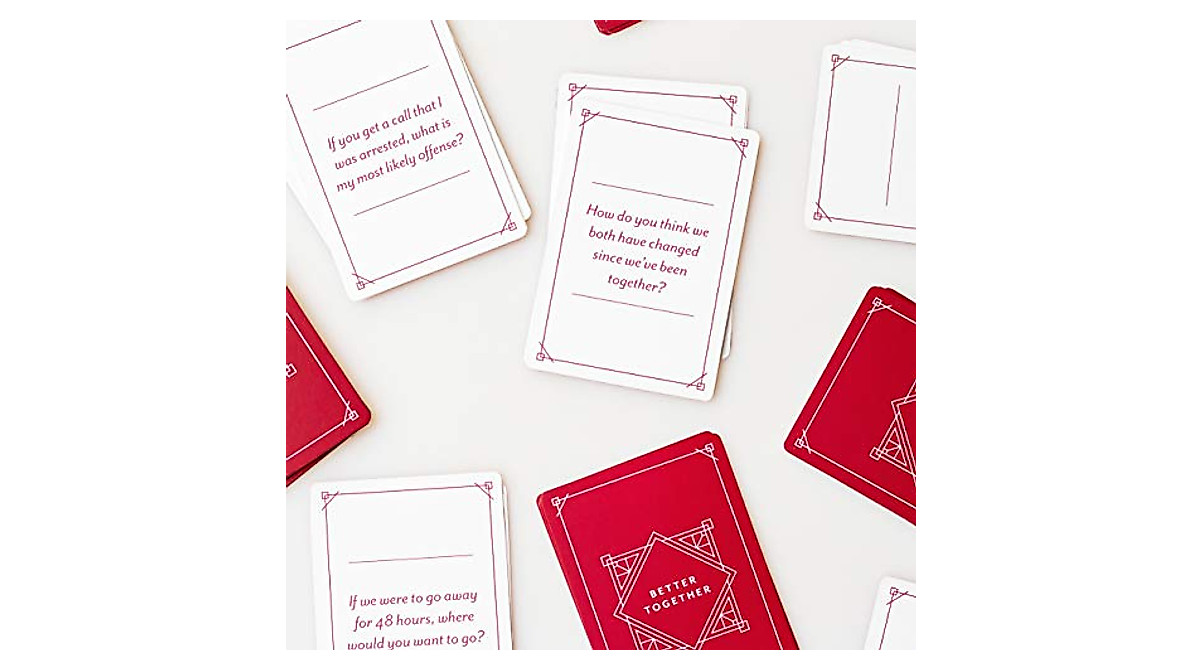 BETTER TOGETHER Couples Conversation Cards for Date Night
