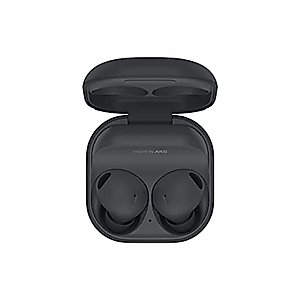 SAMSUNG Galaxy Buds 2 Pro True Wireless Bluetooth Earbuds w/ Noise Cancelling, Hi-Fi Sound, 360 Audio, Comfort Ear Fit, HD Voice, Conversation Mode, IPX7 Water Resistant, Graphite (Renewed)