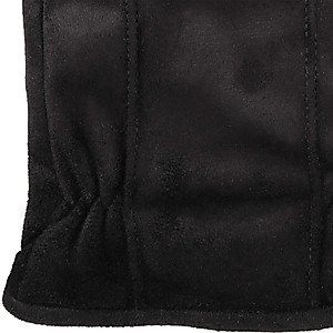 isotoner Men's Microfiber Touchscreen Gloves w/Water Repellent Technology, black, X-Large