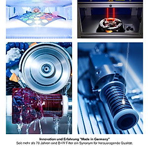 B + W Clear Protection Filter for Camera Lens – Ultra Slim Titan Mount (T-PRO), 007, HTC, 16 Layers Multi-Resistant and Nano Coating, Photography Filter, 82 mm