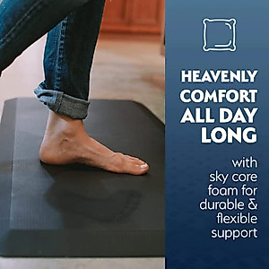 Sky Solutions Anti Fatigue Mat Black 20" x 32" + 20" x 39" Bundle