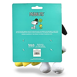 Peanuts for Pets Snoopy & Woodstock Feeling Lucky St Patrick’s Day Squeaky Pet Toy 2 Pieces Peanuts Dog Toys FF20325 Snoopy Leprechaun 9 Inch - 1 Pack