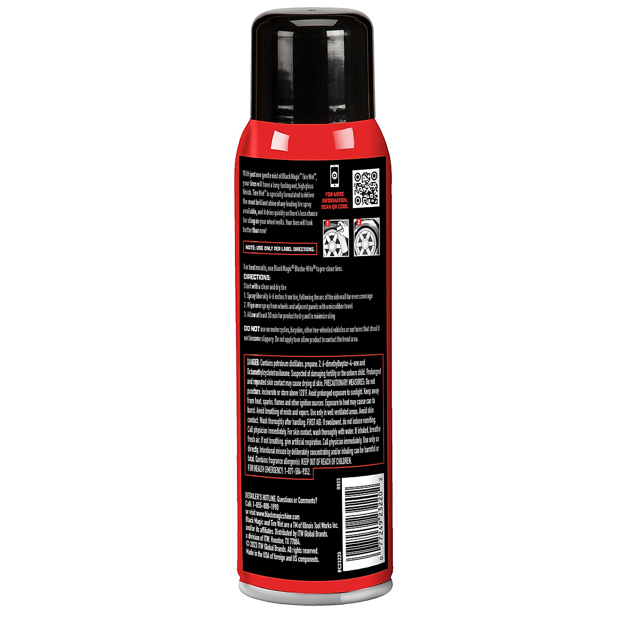 Black Magic BC23220 Tire Wet Spray, 14.5 oz.