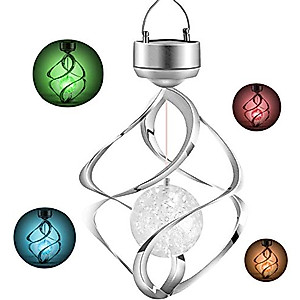 Solar Lights Outdoor Yard Decorations Wind Chimes Lights LED Colour Changing Hanging Light for Design Decoration for Garden, Patio, Balcony,Lawn, Gift