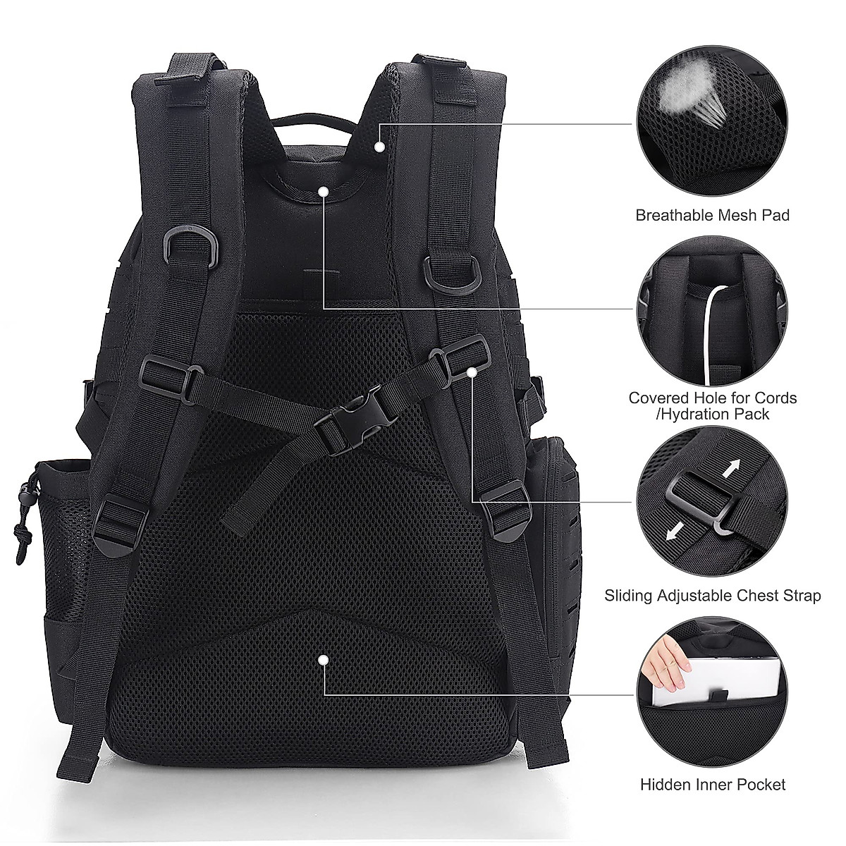 Baby Diaper Bag Backpack, Baby Bags for Boys Girls, Large Diaper Changing Backpack for Mom Dad, Durable Waterproof Maternity Hospital Nappy Bag with Stroller Straps for Men Women