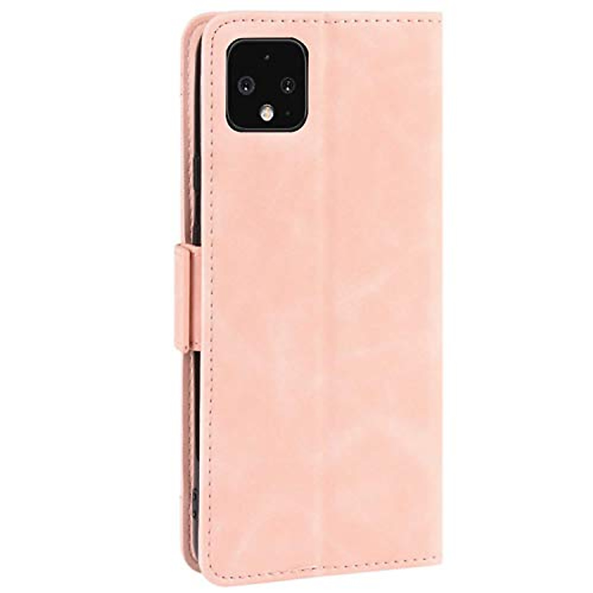 HualuBro Google Pixel 4 Case, Magnetic Full Body Protection Shockproof Flip Leather Wallet Case Cover with Card Slot Holder for Google Pixel 4 Phone Case (Pink)