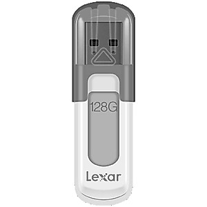 Lexar LSD64GCB1NL633 2-Pack Professional 633x 64GB UHS-1 Class 10 SDXC Memory Card Bundle 128GB JumpDrive V100 USB 3.0 Flash Drive