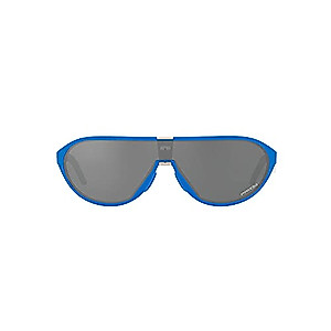 Oakley Men's OO9467A CMDN Low Bridge Fit Rectangular Sunglasses, Sapphire/Prizm Black, 33 mm