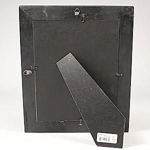 8x10 Weathered Black Wood Picture Frame
