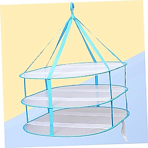 2pcs 3 Foldable Garment Rack Collapsible Laundry Drying Rack Foldable Laundry Rack Sweater Drying Rack Collapsible mesh Basket Clothes Drying Rack Drying Rack. mesh Drying Rack Air