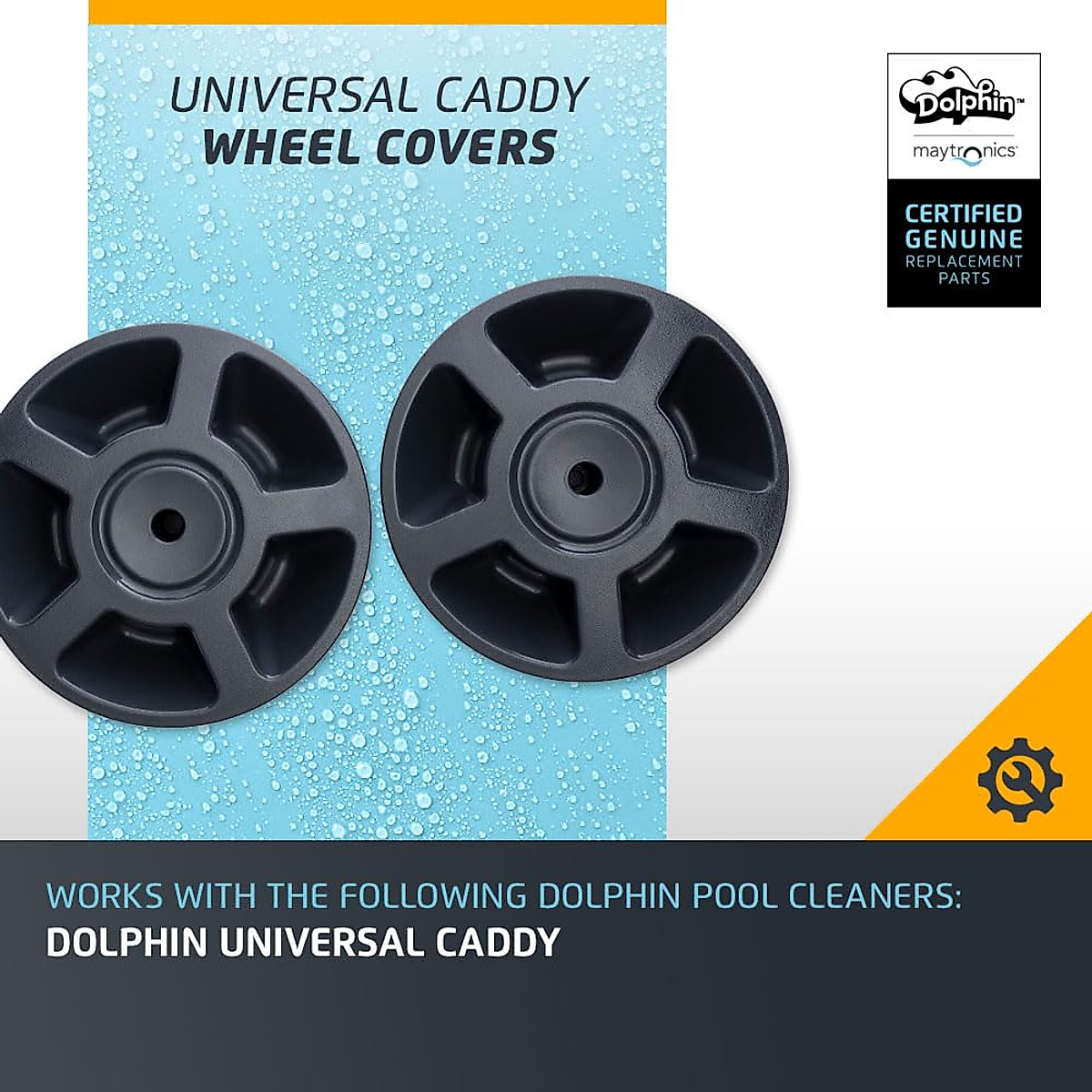 Dolphin Genuine Replacement Part — Wheel Cover for Universal Caddy — 9980672