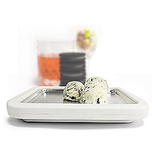 Faaz Store Instant Ice Cream Roll Maker With Cold Ice Cream Plate 2 Scrapers, Ideal For Fruit Sorbet Soft Serve Slushies Frozen Yogurt Gelato Rolled Ice Cream