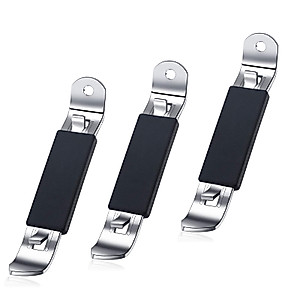 3 Pieces Magnetic Bottle Openers Can Opener Classic Beer Opener Stainless Steel Small Bottle Opener Can Tapper with Magnet for Camping and Traveling HANCELANT