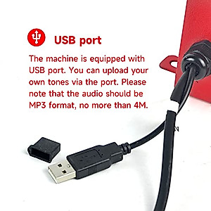 YASONG SLA-05B Model Industrial Alarm Siren, 0-130dB 12 Horn Tones Switchable, AC110V-120V 45W High Power for Noisy Environment Emergency Alarm Range of 100-150 Meters - Fire Tornado Alarm