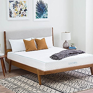 LINENSPA 10 Inch Gel Memory Foam Mattress - Dual Layered - CertiPUR-US Certified - Medium Feel - 10 Year Warranty - Queen Size