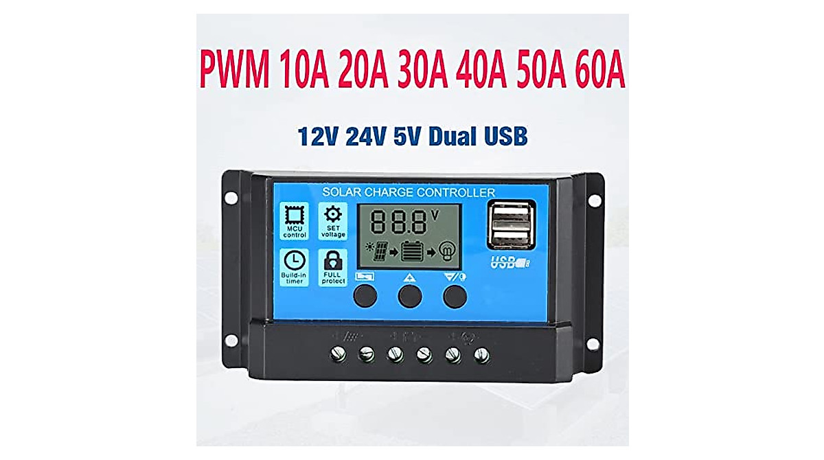 PENCHEN 100A Solar Panel Controller Solar Recharger Controller LCD ...