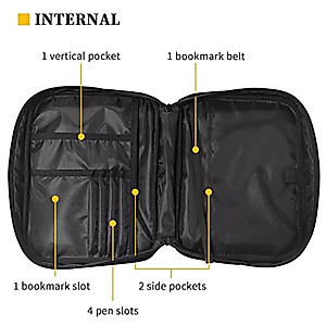 FKELYI Bible Cover,Camo Hunting American Flag Bible Case,Bible Bag for Women Carrying Book Case Church Bag with Handle and Zipper Pocket for Standard Size Bible