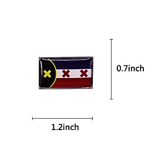 L'Manberg Pin Manburg Flag Brooch Lapel Pins Badge Independent Dream SMP Flag Fans Gift