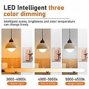 E14 6W G45 Dimmable LED Filament Bulb, 2700K Warm White 900LM Edison Candle Light Bulb, G45 Clear Glass Globe Cover, 60 Watt Equivalent, AC 110V,4-Pack