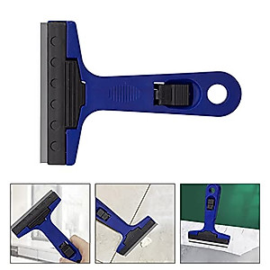 BUTIFULSIC 3pcs Cleaning Scraper Blade Wall Spatulas Tile Scraper Blade Portable Cleaning Scrapers Paint Scraper Cleaning Razor Scraper Sticker Scraper Blade Vinyl Car Scraper Pp Plastic Blue