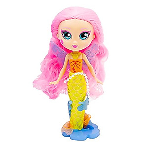 Bright Fairy Friends BFF Mermaid Doll with Color Change Wings, 4 Surprise Mermaid Accessories, Motion Activated Light up Jar, Ideal Nightlight for Kids, Gifts for Kids 3 Years and Older