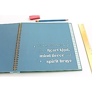 The School Memory Book: A Timeless School Years Memory Book for Preschool - 12th Grade Memories, Keepsakes and Cherished Moments (Storage Pocket Included)