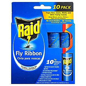 Raid‌ ‌‌Fly‌ ‌Catcher‌‌ ‌‌Tape & Fly Strips Bundle‌ (32‌ ‌Pack)‌ ‌|‌ ‌20‌ ‌Fly‌ ‌Ribbon‌ ‌+‌ ‌12‌ ‌Window‌ ‌‌Fly‌ ‌Trap‌‌‌ ‌for‌ ‌Catching‌ ‌Pesky‌ ‌Insects‌ ‌Indoor/‌ ‌Outdoor