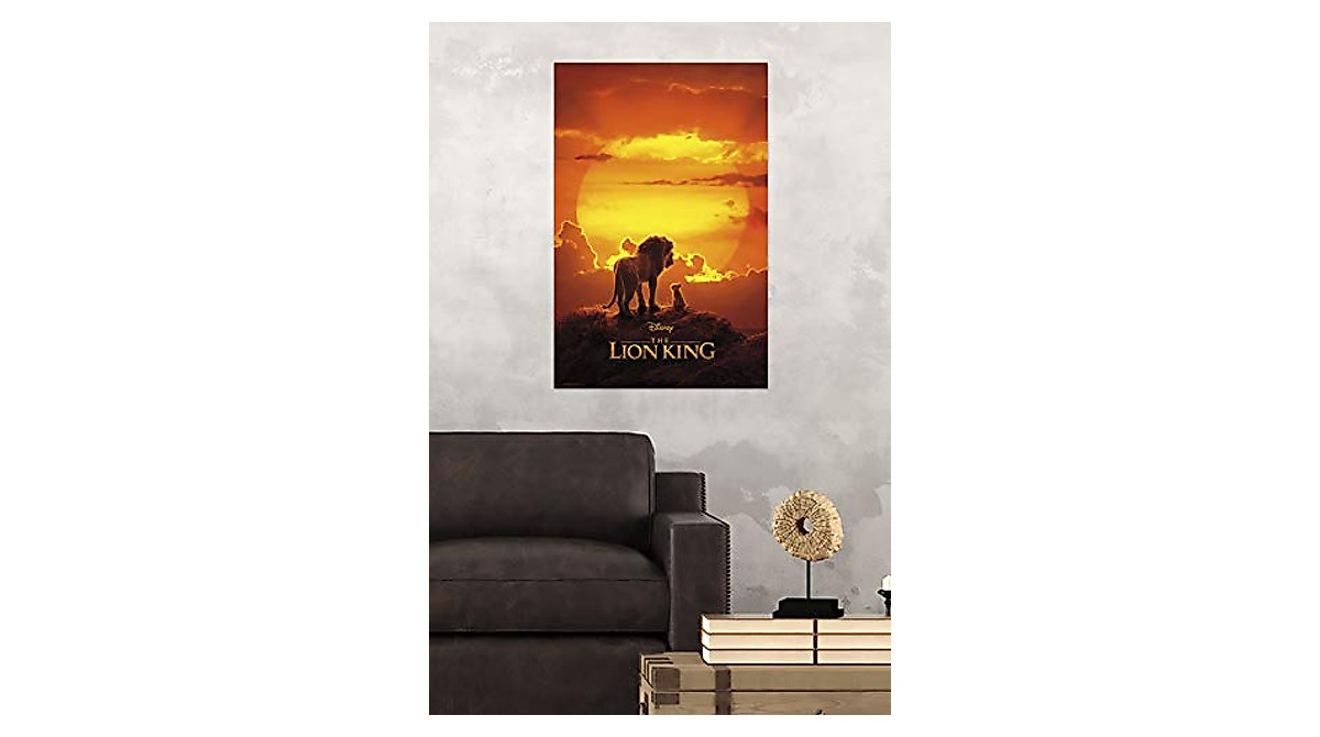 Lion King Mufasa & Simba Wall Poster | Official Disney Decor