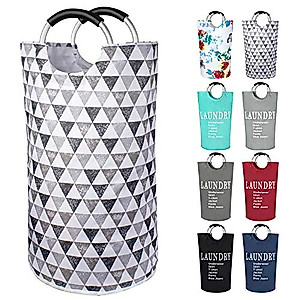 Dalykate Extra Large Laundry Basket 115L Collapsible Oxford Fabric Laundry Hamper Foldable Clothes Laundry Bag with Handles Waterproof Washing Portable Dirty Clothes Basket for College Dorm, Family