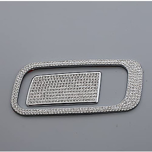 HAILWH Bling Accessories Rhinestones seat Adjustment Button Cover Air Outlet Decorative Frame Fit for Honda Accord 2018-2022 Men and Women Decal Cover (Storage Box Switch Stickers)