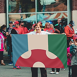 Kinoko Kingdom Dream Commune Smp Flags Garden Flag 3x5 Foot Spring Outside Outdoor Indoor House Room Decoration Banner - Canvas Header And Double Stitched 3 X 5 Ft