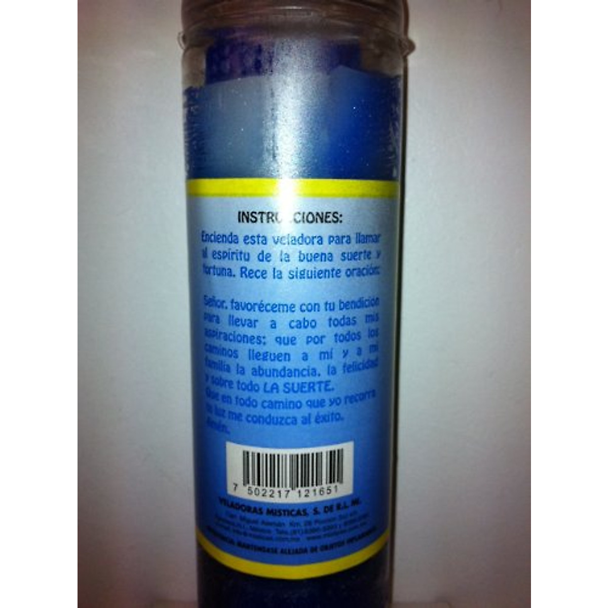 Rain of Luck (Lluvia De Suerte) 7 Day Prepared Scented Candle in Glass